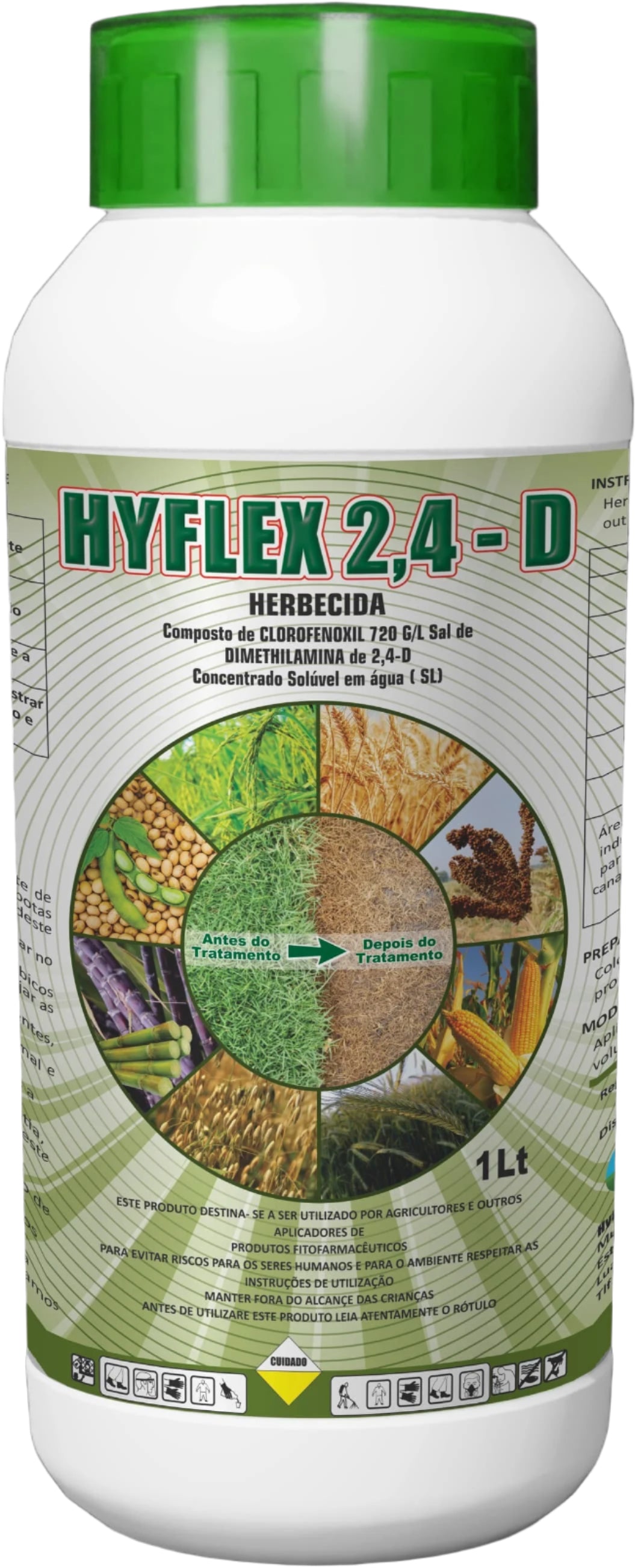 HYFLEX-CLOROFENOXIL 720G/L DIMETHILAMINA DE 2.4 1L CX-10 – Fazenda Lumana