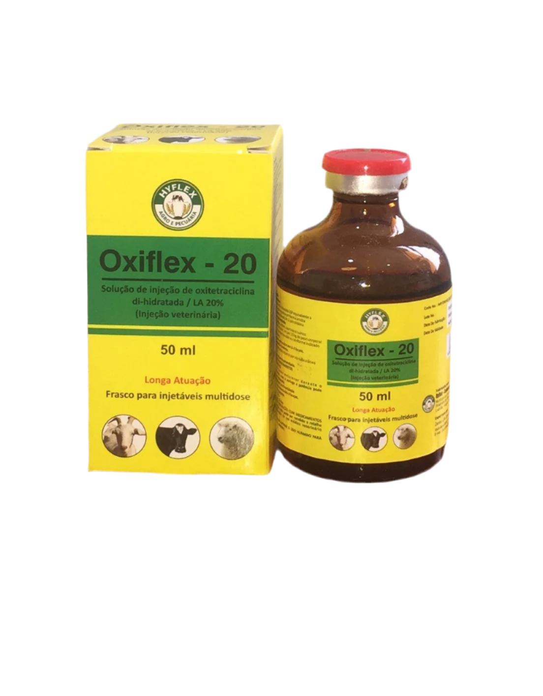 OXIFLEX- SOLUÇÃO DE INJEÇÃO DE OXITETRACICLINA DI-HIDRATADA/LA 20% 50M ...